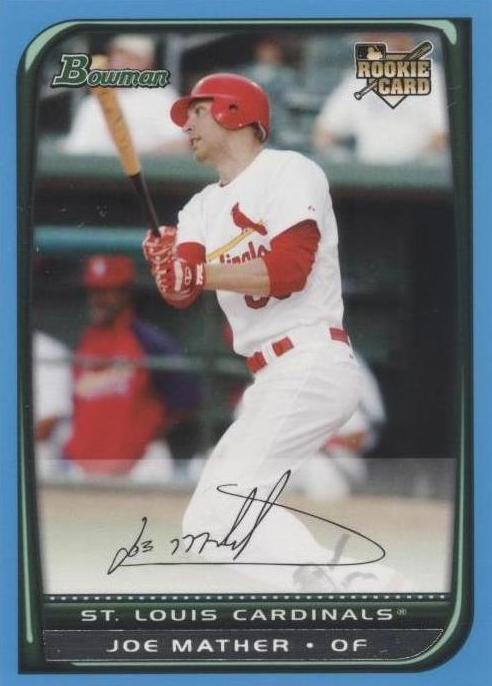 2008 Bowman Draft Picks & Prospects - Joe Mather #BDP53 Blue /399 (RC ...
