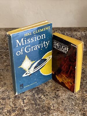 Mission of Gravity / Star Light SIGNED 2 Bk Lot by Hal Clement - SF ...