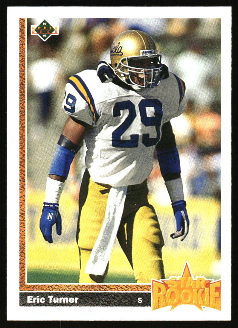 1991 Upper Deck Eric Turner Rookie #23 Cleveland Browns | eBay