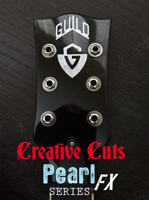 Guild G Shield logo MOP Guitar Headstock Logo Vinyl Sticker Decal | eBay