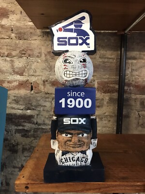 Chicago White Sox MLB Vintage Garden Statue Mascot Tiki Tiki Totem | eBay