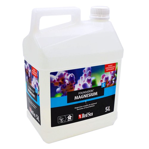 Red Sea Foundation C Magnesium 5 Liter Reef Aquarium Liquid Magnesium ...