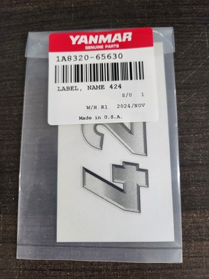 1A8320-65630 Yanmar 424 Decal Label Sticker | eBay