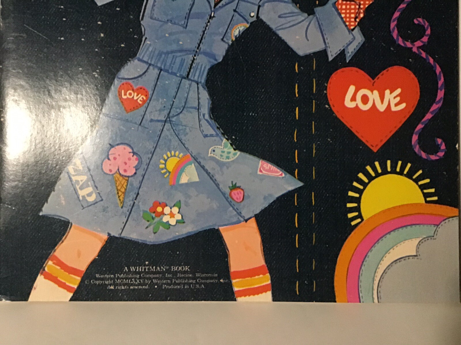 New Paper Dolls Jean Jeans Book Blue Jeans Uncut Whitman 1975 Western ...