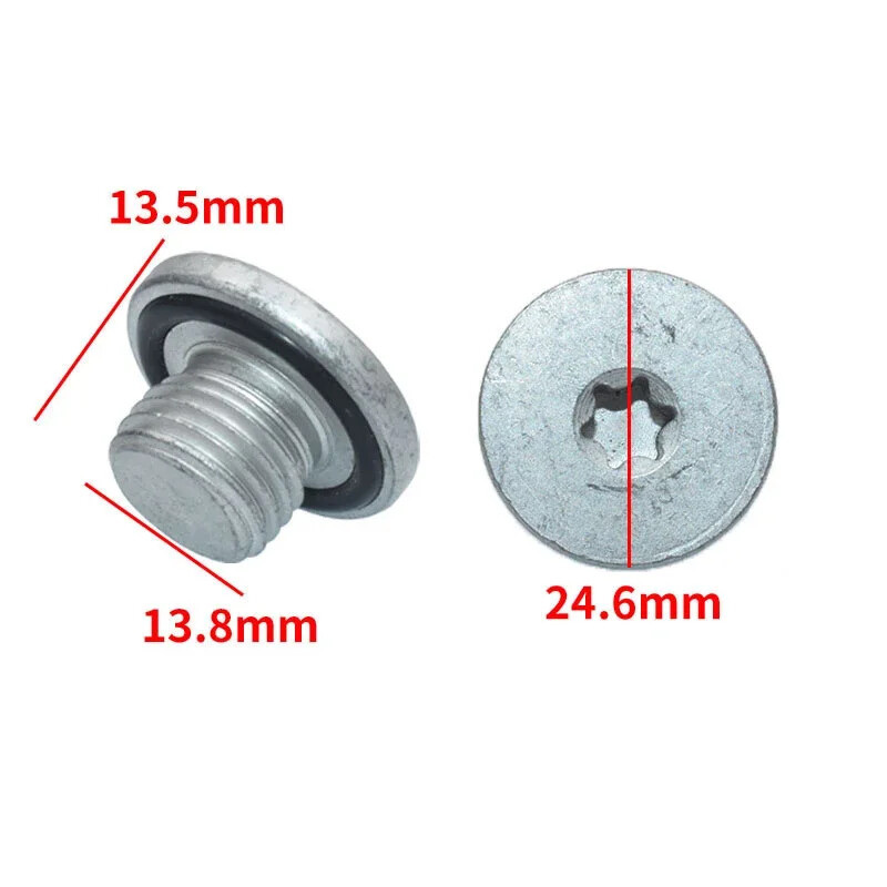 2pcs Engine Oil Drain Sump Plug Bolt Screw For Vauxhall ASTRA G H J ...