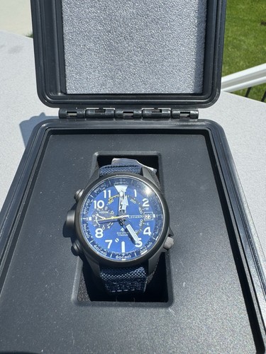 Citizen Promaster Altichron Super Titanium Blue Dial Men's Watch BN4065 ...