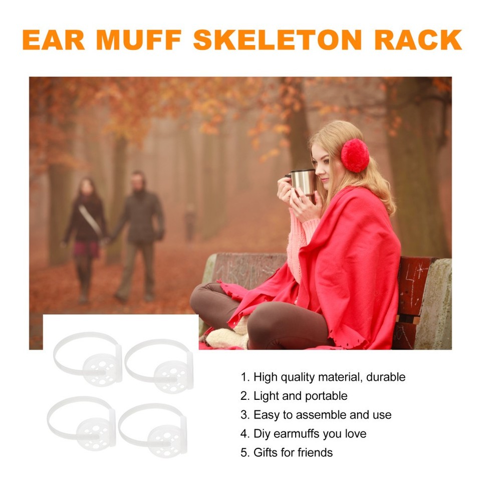 4 Pcs Earmuff Stand Frame Child Winter Inner Rack Diy Covers for Cold ...