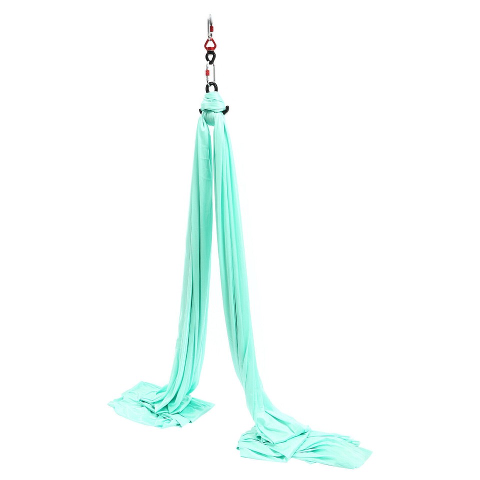 Green Aerial Yoga Hammock Swing Sling for Air Yoga & Inversion Therapy ...