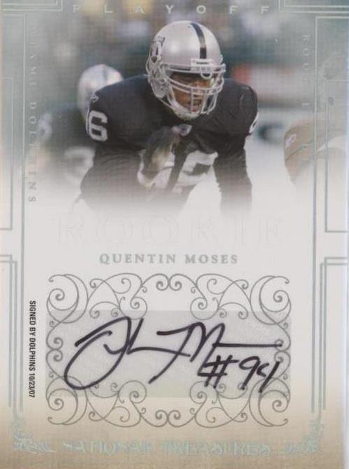 2007 Playoff National Treasures - Rookie Signatures Non RPS Quentin ...