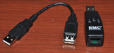 SMC - SMC2208USB/ETH - Compact USB 2.0 To 10/100Mbps LAN Ethernet ...