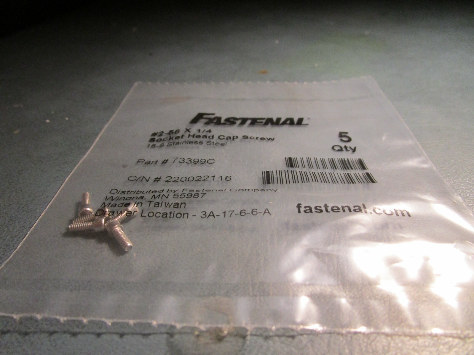 (20) #2-56 x 1/4" ASTM F837 Hex Drive Grade 18-8 Stainless Steel Socket ...