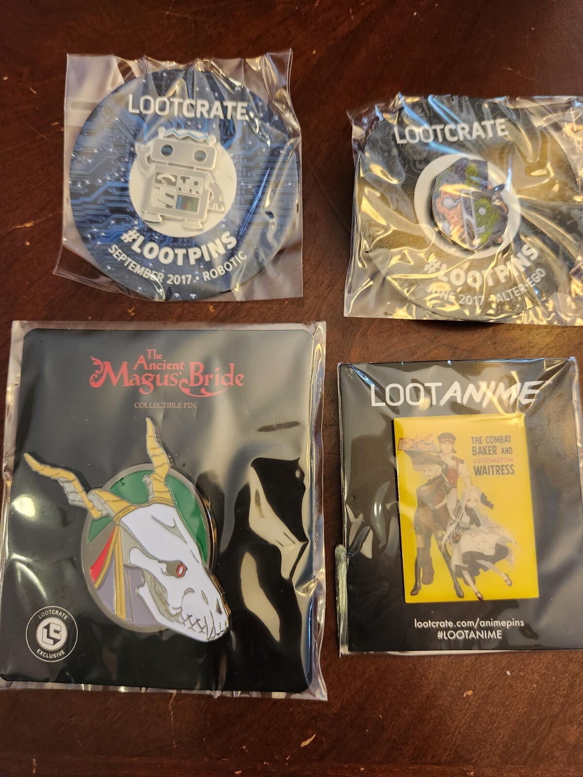 Loot crate pins lot Of 4 Alter Ego Robotic Ancient Magus Bride Loot ...