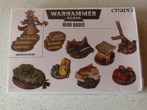 Games Workshop Hero Bases Warhammer 40,000 BNIB New Basing GW 32mm 40mm ...