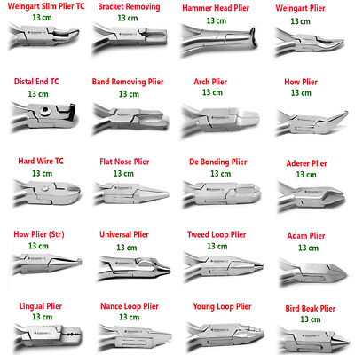 Instumax Professional Dental Pliers Orthodontic Braces Wire Bending ...