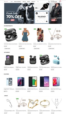 eCommerce Amazon Affiliate, Aliexpress Drop shipping Store Website | eBay