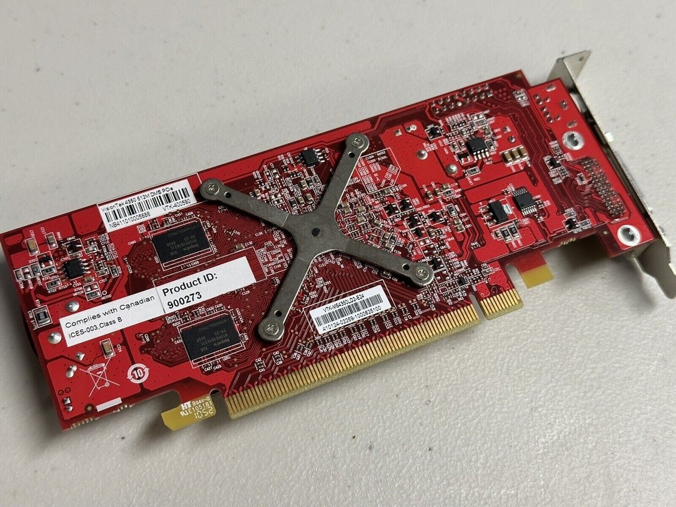 VisionTek ATI Radeon HD 4350 512MB DDR2 DMS59 PCIe MVD VTK-MS4350LD2 ...