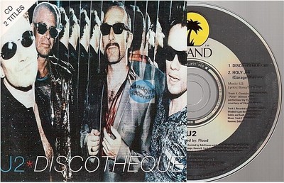 U2 Discotheque Cd Single France French Cardsleeve Pochette Cartonnée | eBay