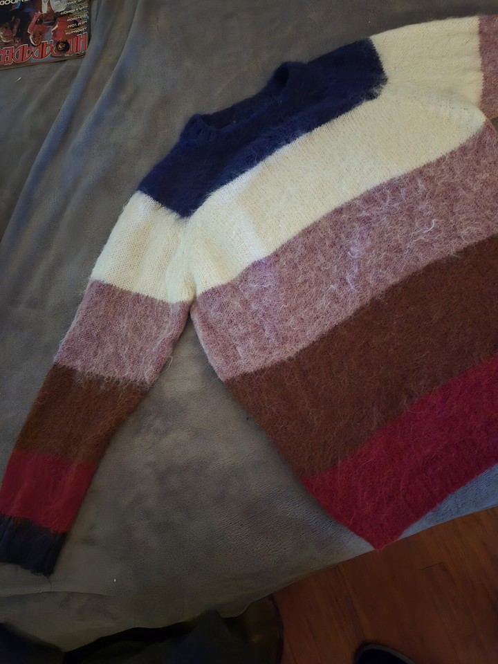 Vintage Punk Rock Mohair Sweater Large Sex Pistols Damned Punk Style | eBay