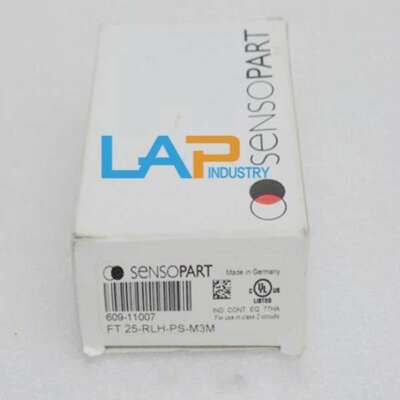 1PCS New For SENSOPART sensor FT25-RLH-PS-M3M | eBay
