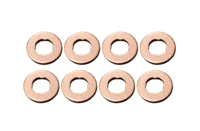 8 Copper Injector Washers for 6.9 / 7.3 / 5.9 diesel, Heat shelds / Tip ...