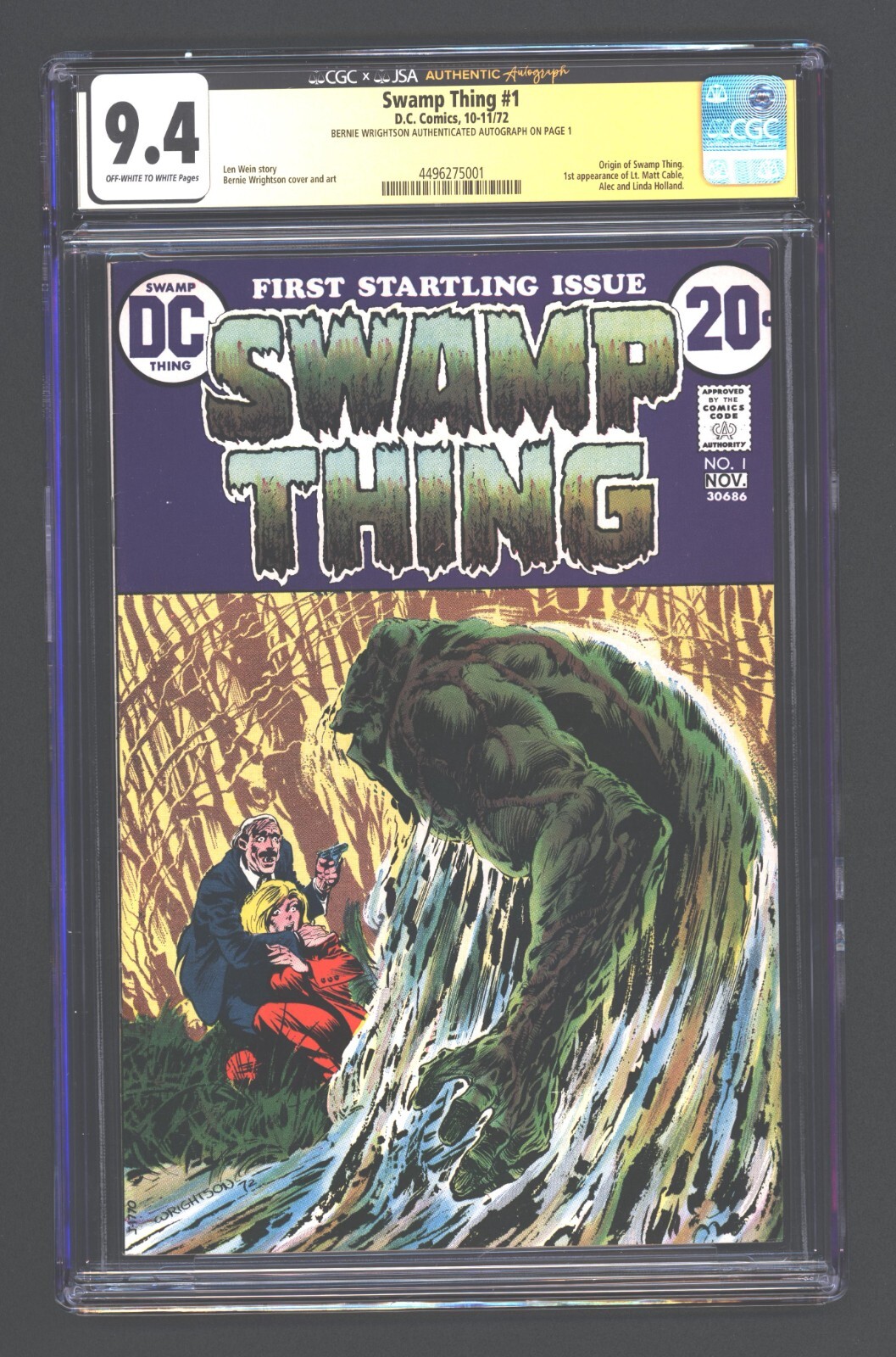 Swamp Thing #1 Value - GoCollect (swamp-thing-1 )