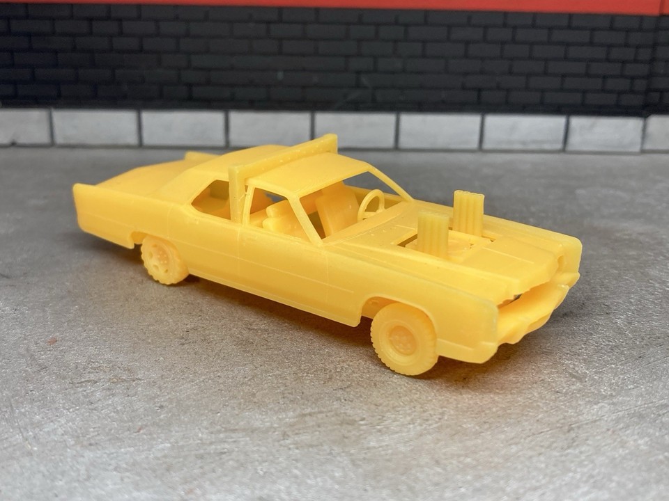 1/64 3D Printed 1972 Lincoln Sedan Demolition Derby Demo Car For ...