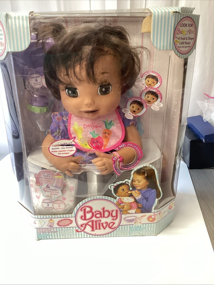Baby Alive African American Eat & Poop Doll 2006 Does Not Work l In Box ...