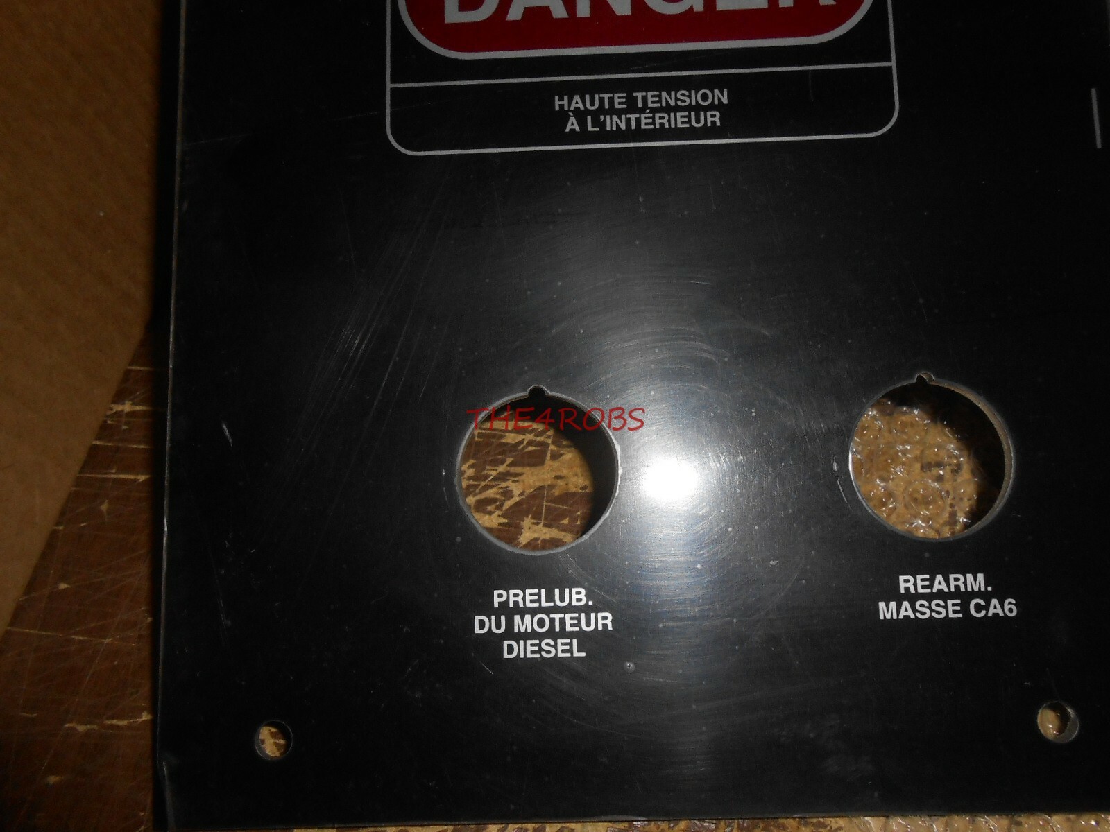 NOS Full Size EMD Electro Motive Locomotive Dashboard Control Panel #4 ...