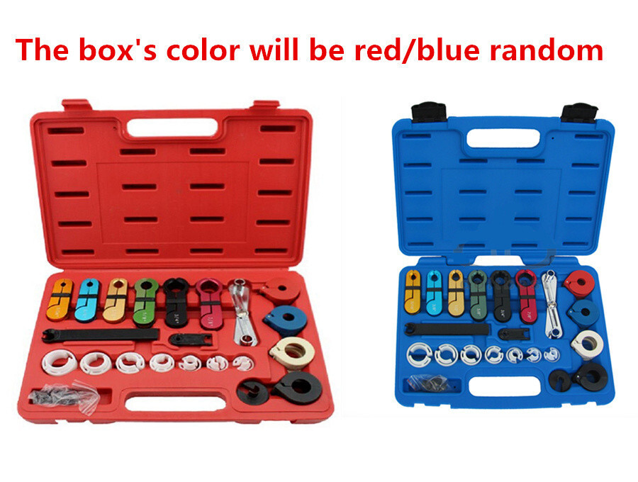 Car Quick Disconnect Tool Kit Fuel Transmission A/C Oil Line Cooler Set ...