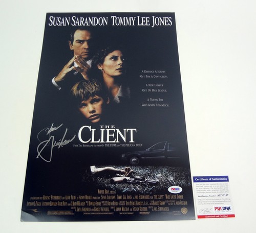 John Grisham Author The Client Signed Autograph Movie Poster PSA/DNA ...
