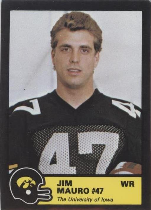 1987 Iowa Hawkeyes Team Issue - Jim Mauro (RC) for sale online | eBay