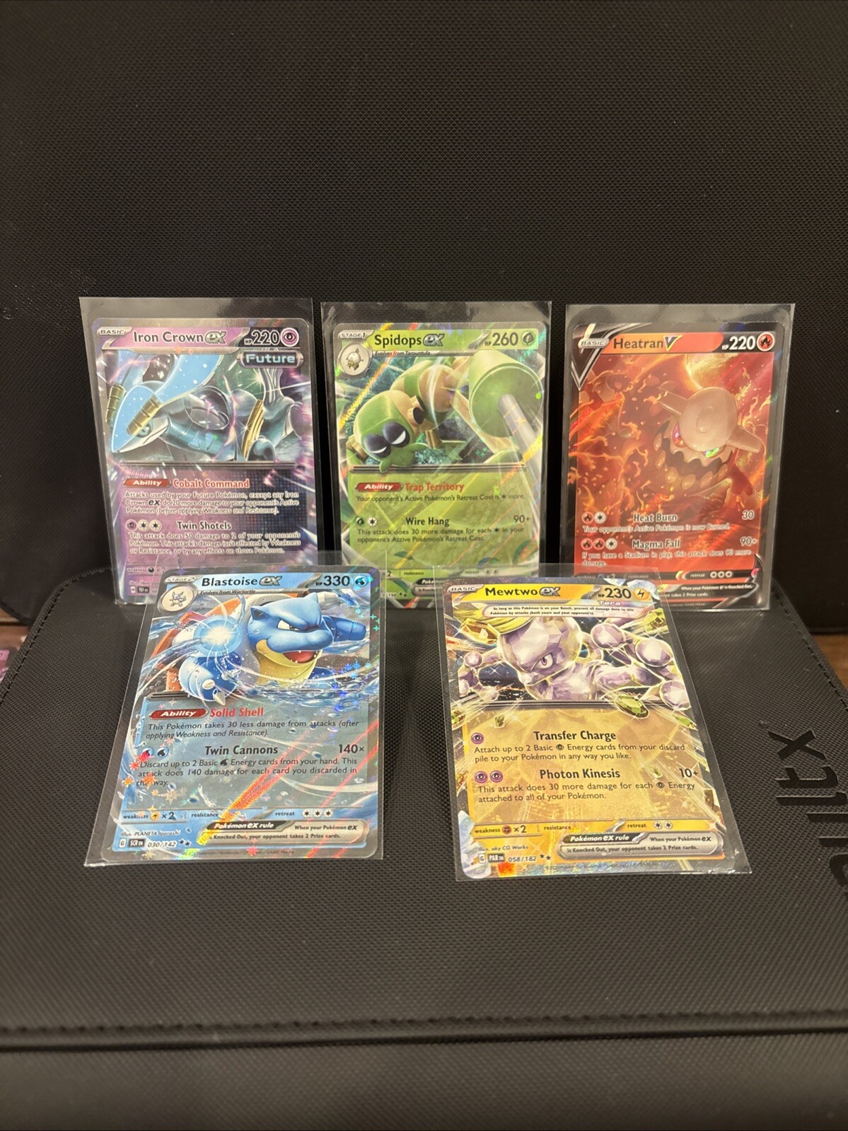 Pokemon Card Binder Collection Lot Mewtwo, Blastoise V And Ex Cards ...