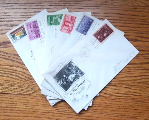 Lot / 6 Vintage First Day Cover #949, 952, 970, 971, 1067, 1122 FDC | eBay