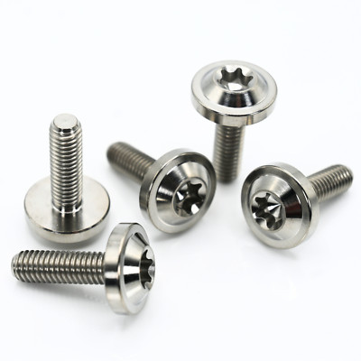 6PC TITANIUM FENDER BUMPER HEADLIGHT BOLTS 10MM FOR 15-21 SUBARU WRX ...