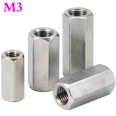 M3 Stainless Steel Female Hex Column Standoff Spacer Thread Pillar for ...