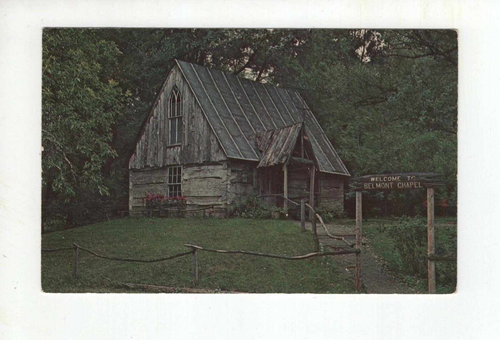 Vintage Post Card - Fort Belmont Chapel - Jackson - Minnesota | eBay