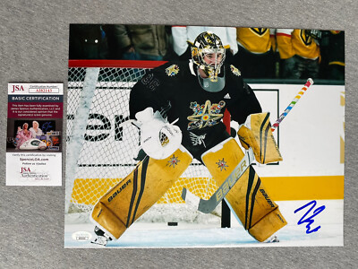VEGAS GOLDEN KNIGHTS- LOGAN THOMPSON SIGNED HUGE 11x14 ACTION PHOTO JSA ...