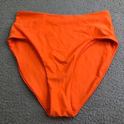 Bikini Bottoms Womens Medium Orange Swimwear High Waisted Cheeky | eBay
