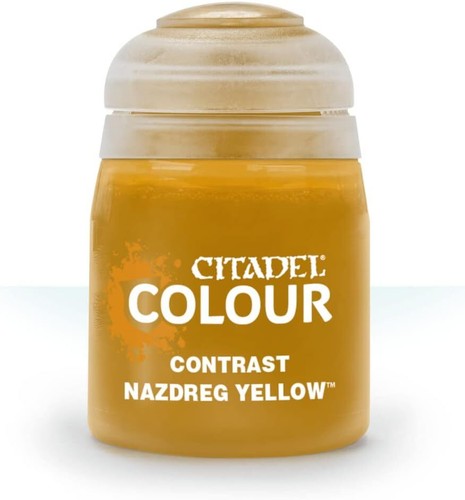 Citadel Nazdreg Yellow Contrast Paint Pot 18ml, Mini Paints Lot 6x New ...