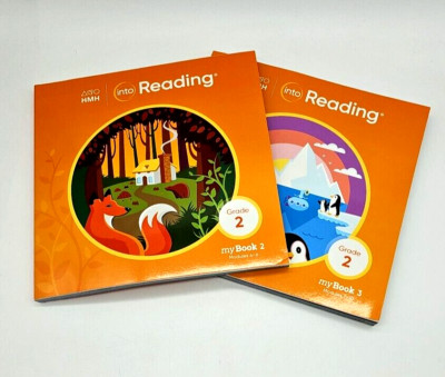 Lot of 2: HMH Into Reading Grade 2: My Book 2 & 3 Modules 4-6 & 7-10 ...
