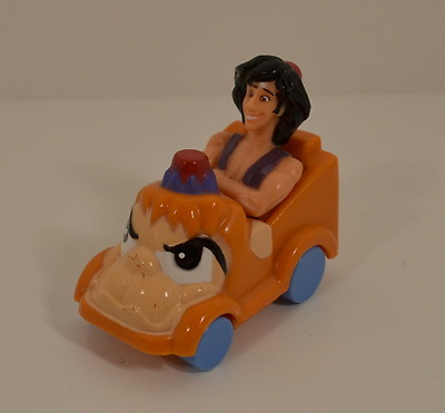 RARE 2.75" Aladdin in Abu Go Kart Car PVC Action Figure Disney Aladdin ...