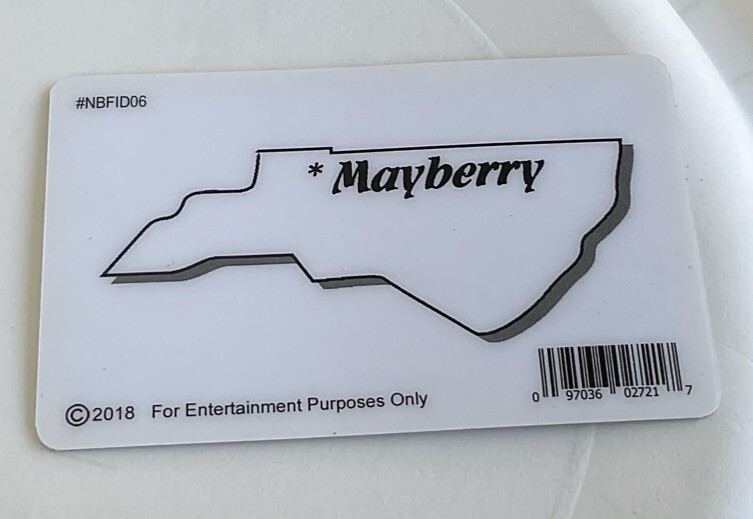 Mayberry Drivers License Homer Pyle Jim Nabors Andy Griffin Tv Show NC ...