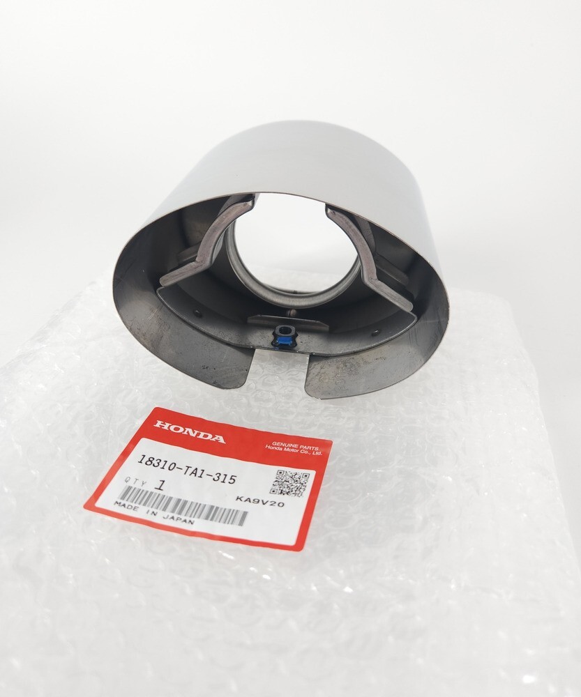 Muffler Exhaust Tip Chrome Finisher #18310-TA1-315 For Honda Accord ...