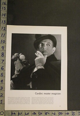 1934 RICHARD VALENTINE PITCHFORD CARDINI MAGICIAN STAGE STAR PHOTO ...