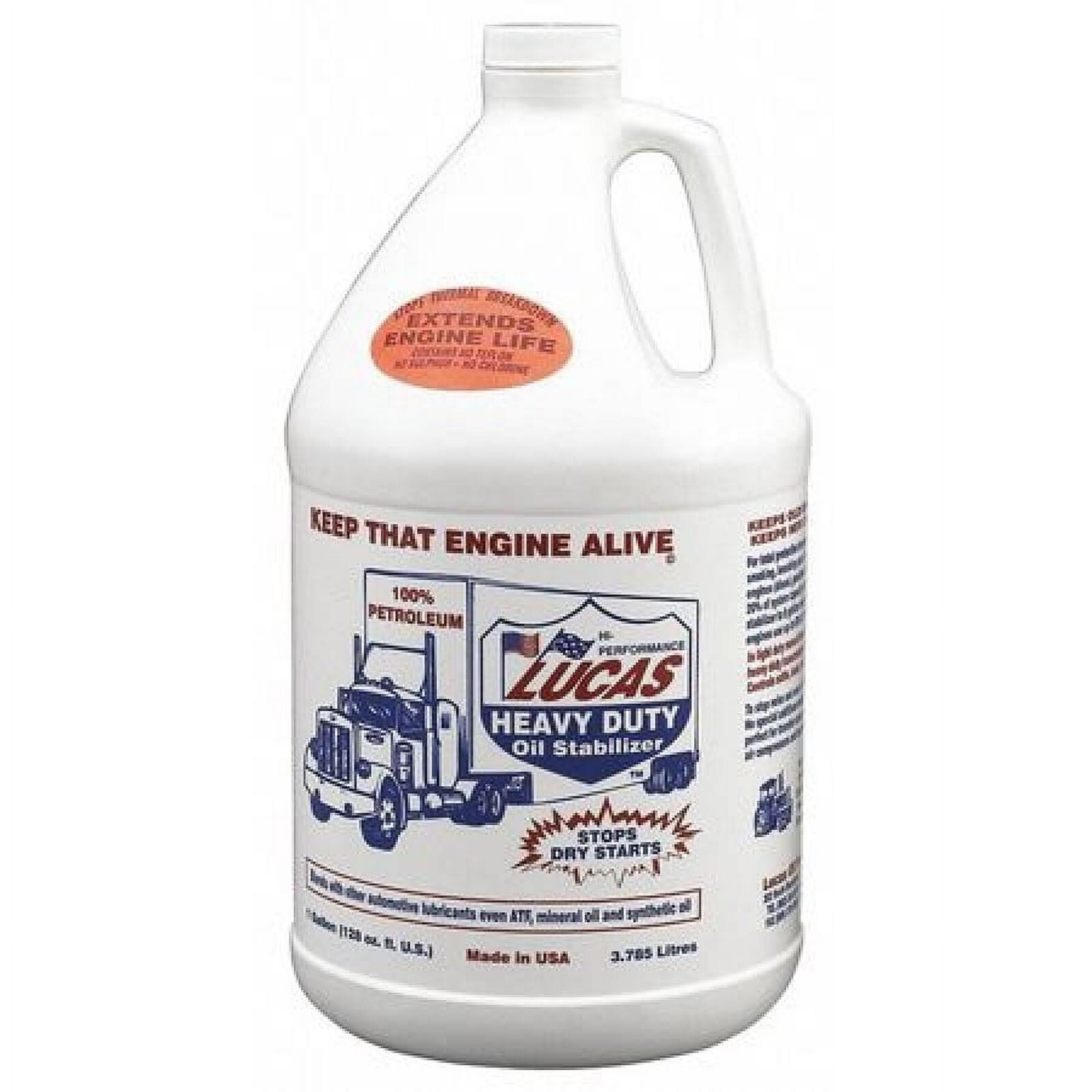 Lucas Oil 10002 Heavy Duty Oil Stabilizer One Gallon Jug Automotive ...