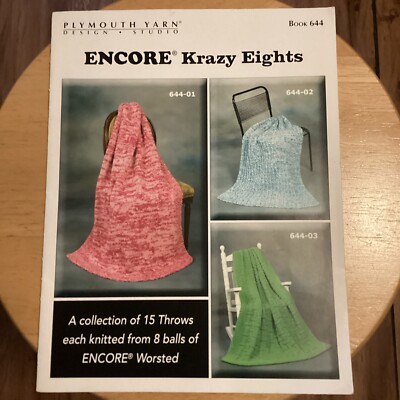 Knitted Throws - 15 Afghans to Knit - Plymouth Yarn Design Studio Book ...