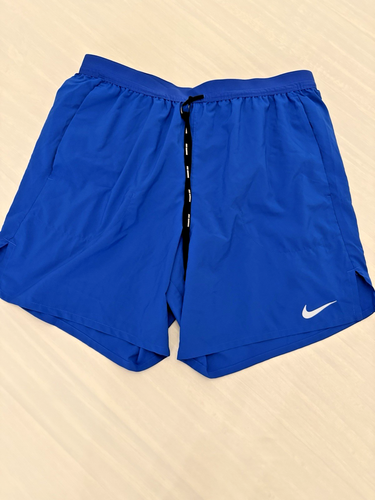 MENS L LARGE NIKE FLEX STRIDE RUNNING SHORTS 5" 2in1 ROYAL BLUE CJ5467 ...