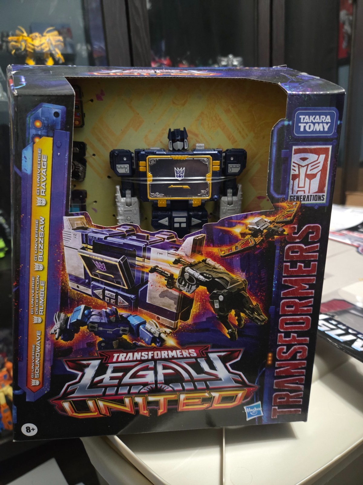 Hasbro Transformers G1 United Legacy Leader Soundwave Buzzsaw Rumble ...