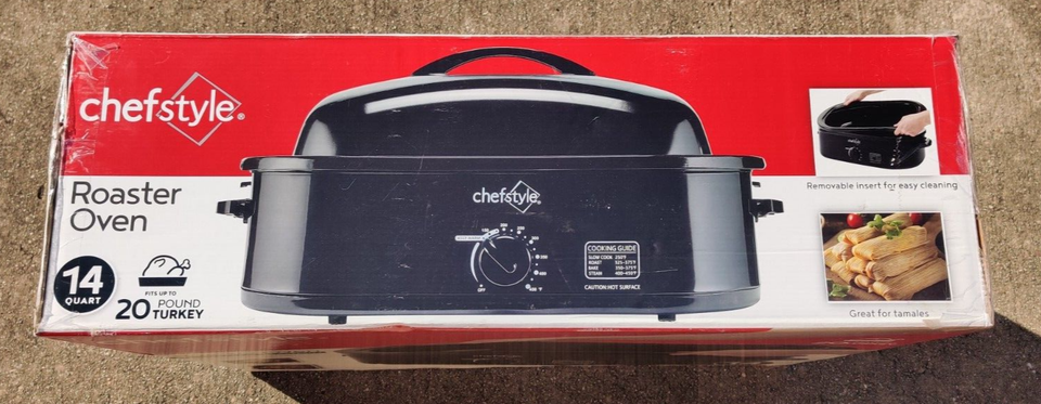 Chef Style 14 Quart Roaster Oven - NEW | eBay