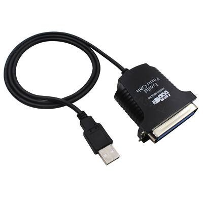 36-Pin Centronics Parallel Printer To USB Adapter Cable For Parallel ...
